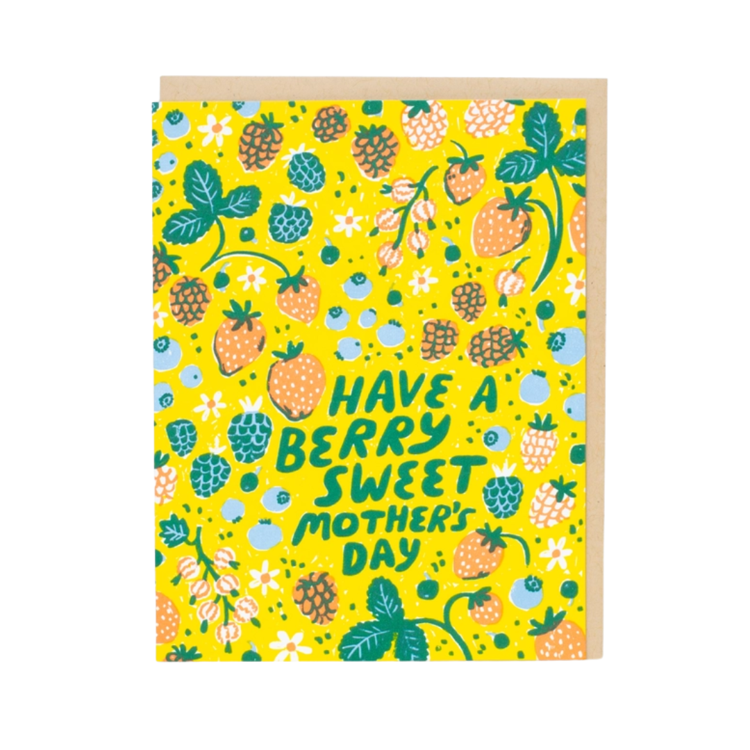 Berry Mother's Day Card by Egg Press – Pacifier Kids Boutique
