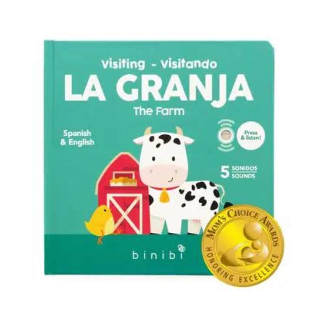 La Granja Bilingual Sound Book: Farm Animal Sounds by Binibi – Pacifier ...