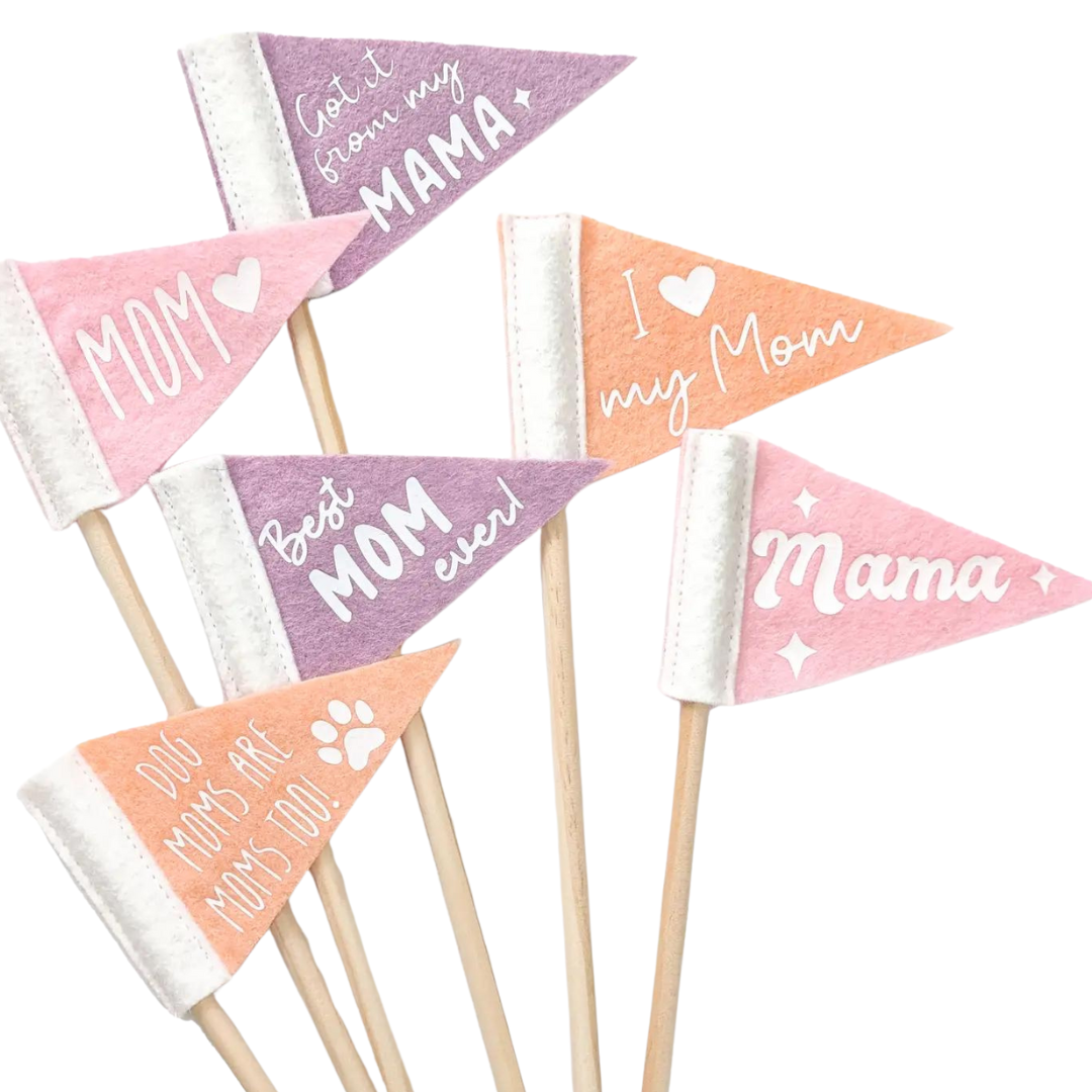 Tiny Flag Pennant by Pennant For Your Thoughts – Pacifier Kids Boutique