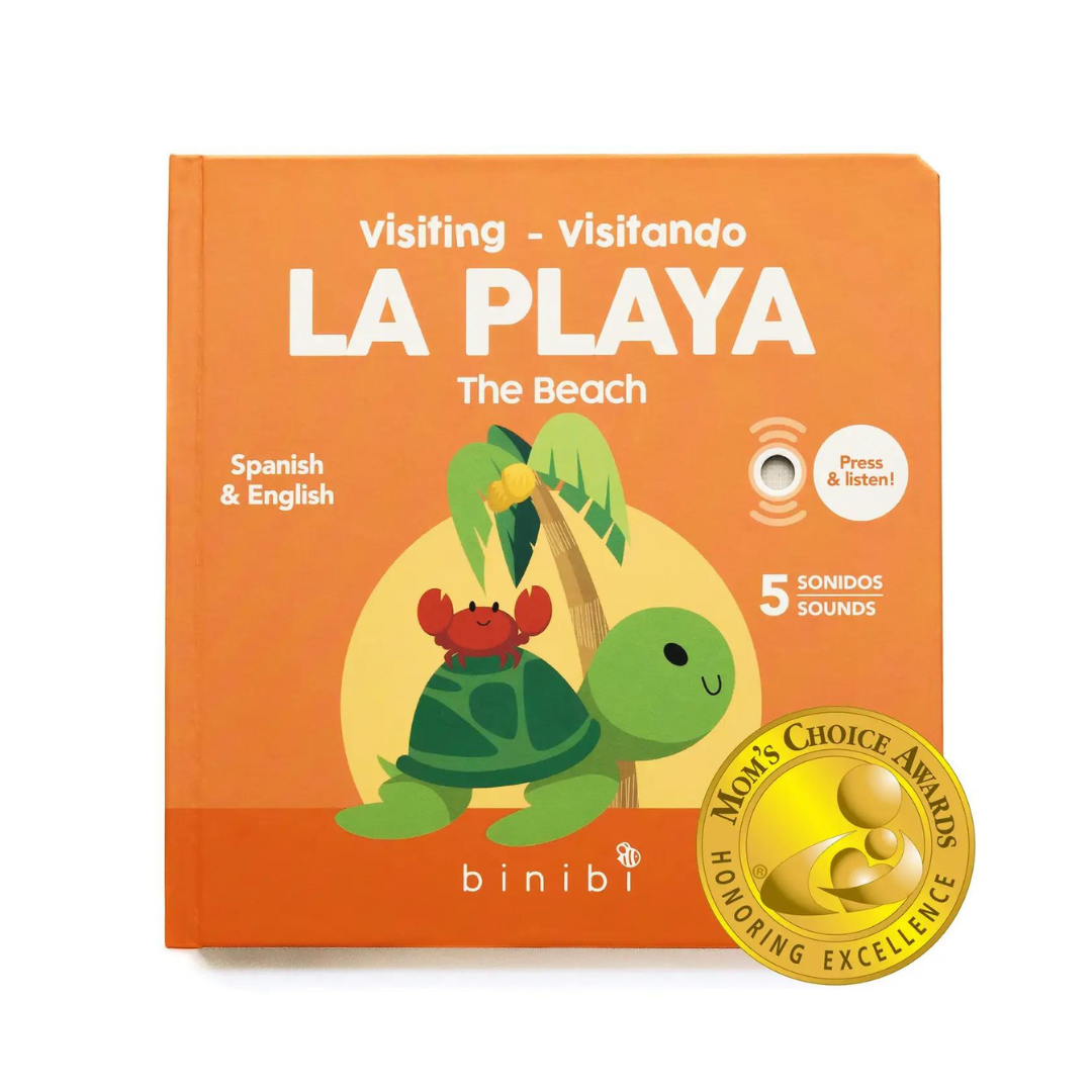 La Playa Bilingual Sound Book: Beach Sounds by Binibi – Pacifier Kids ...