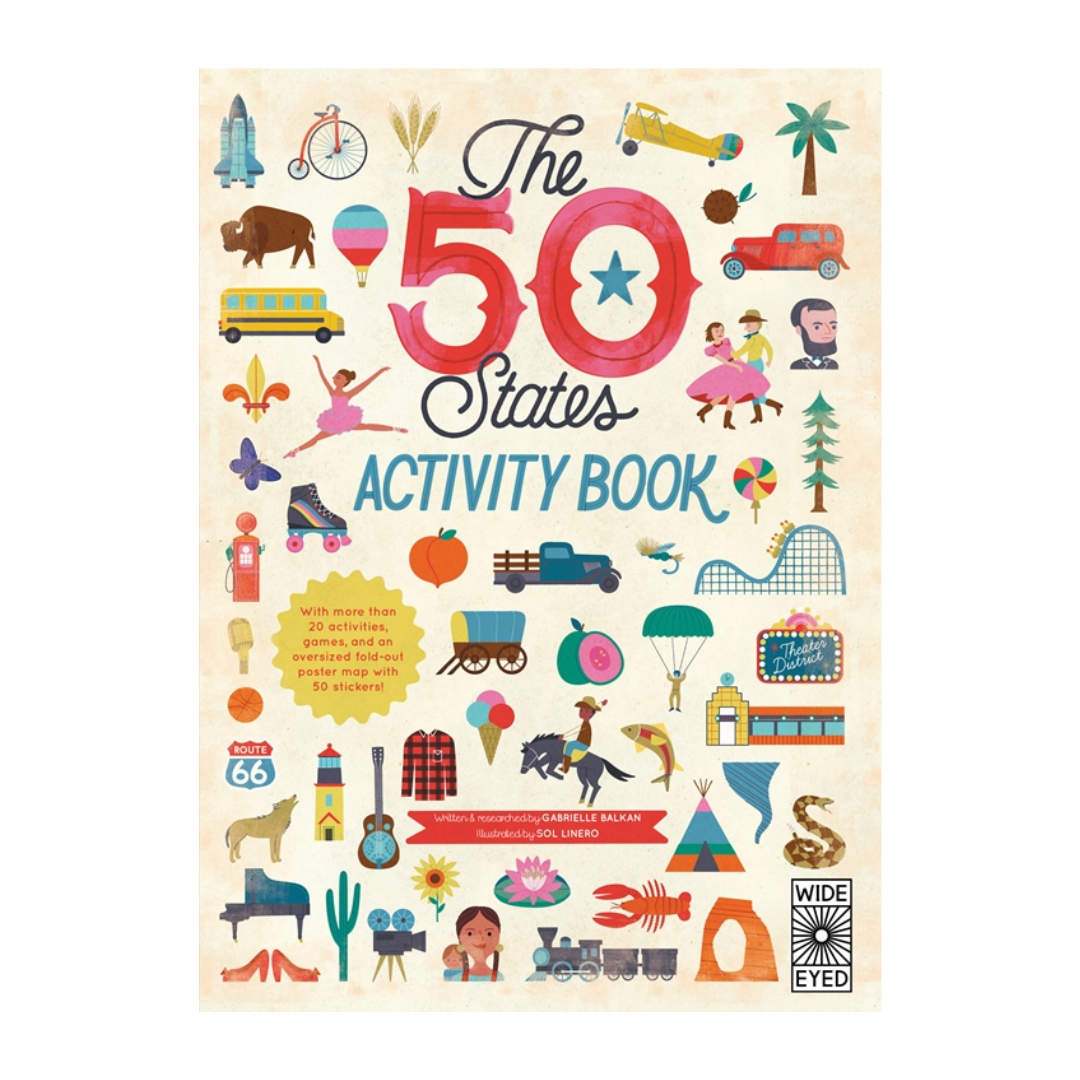 The 50 States: Activity Book – Pacifier Kids Boutique