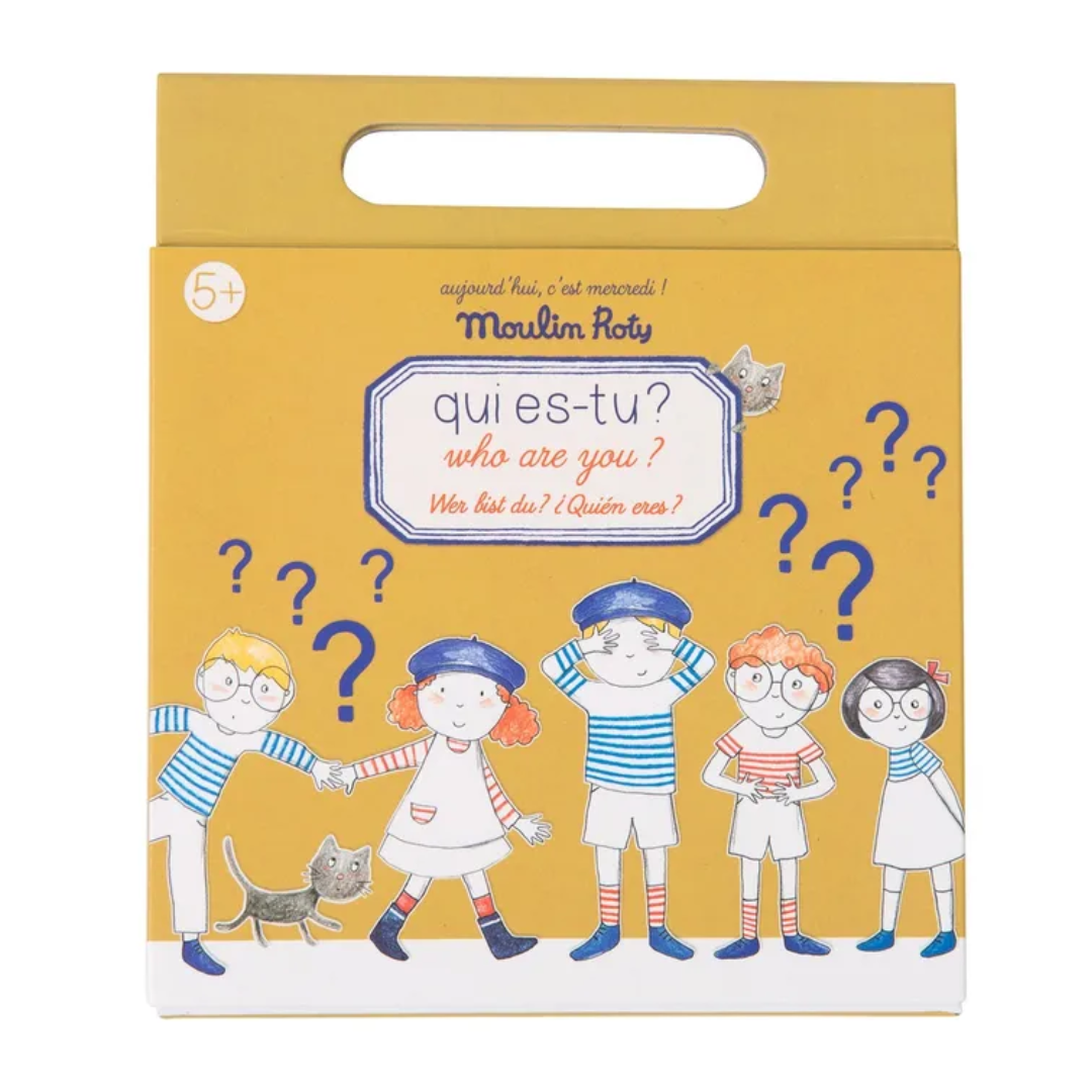 Guess Who Magnetic Board Game by Moulin Roty – Pacifier Kids Boutique