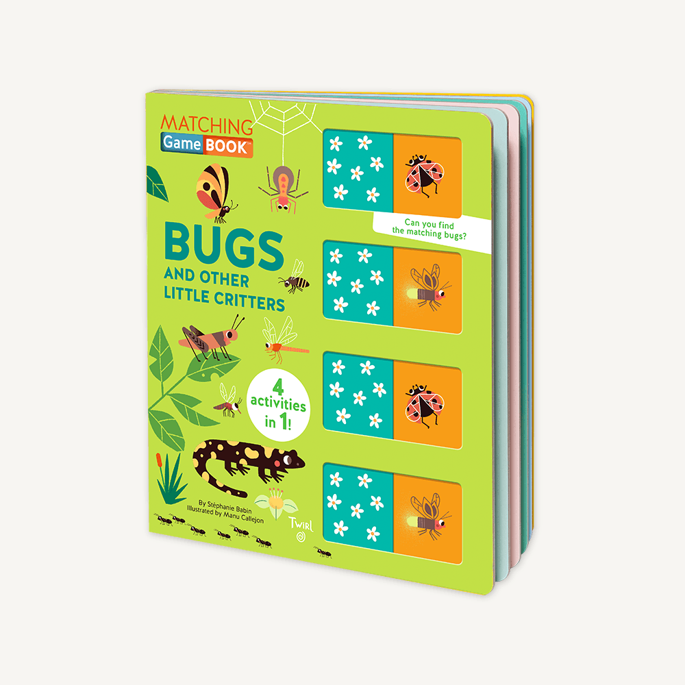 Matching Game Book: Bugs and Other Little Critters – Pacifier Kids Boutique