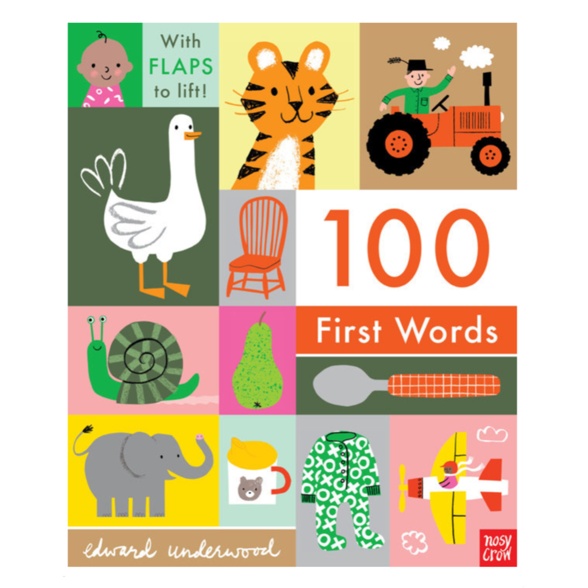 100 First Words - Board Book – Pacifier Kids Boutique