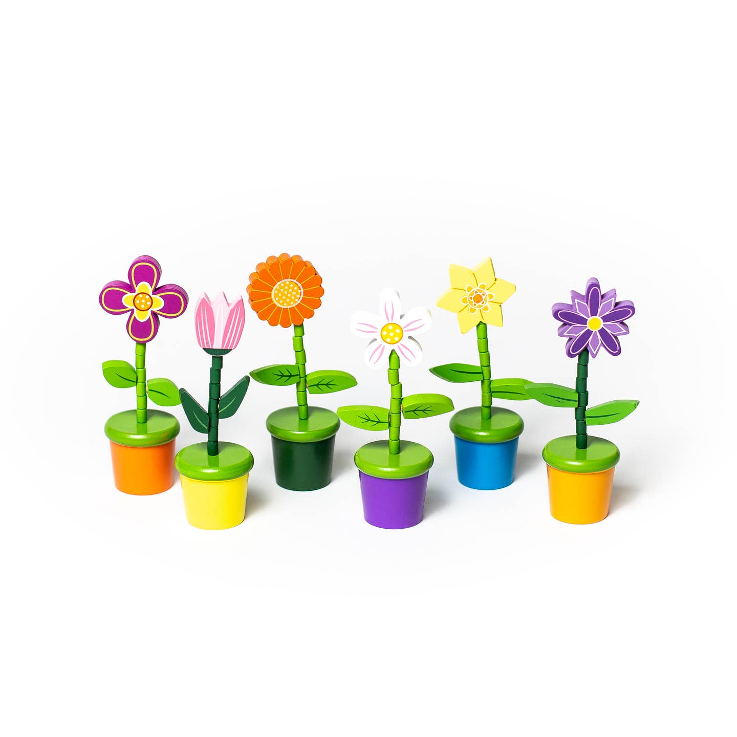 Flower Push Puppets (1 Unit Assorted) by Jack Rabbit Creations ...