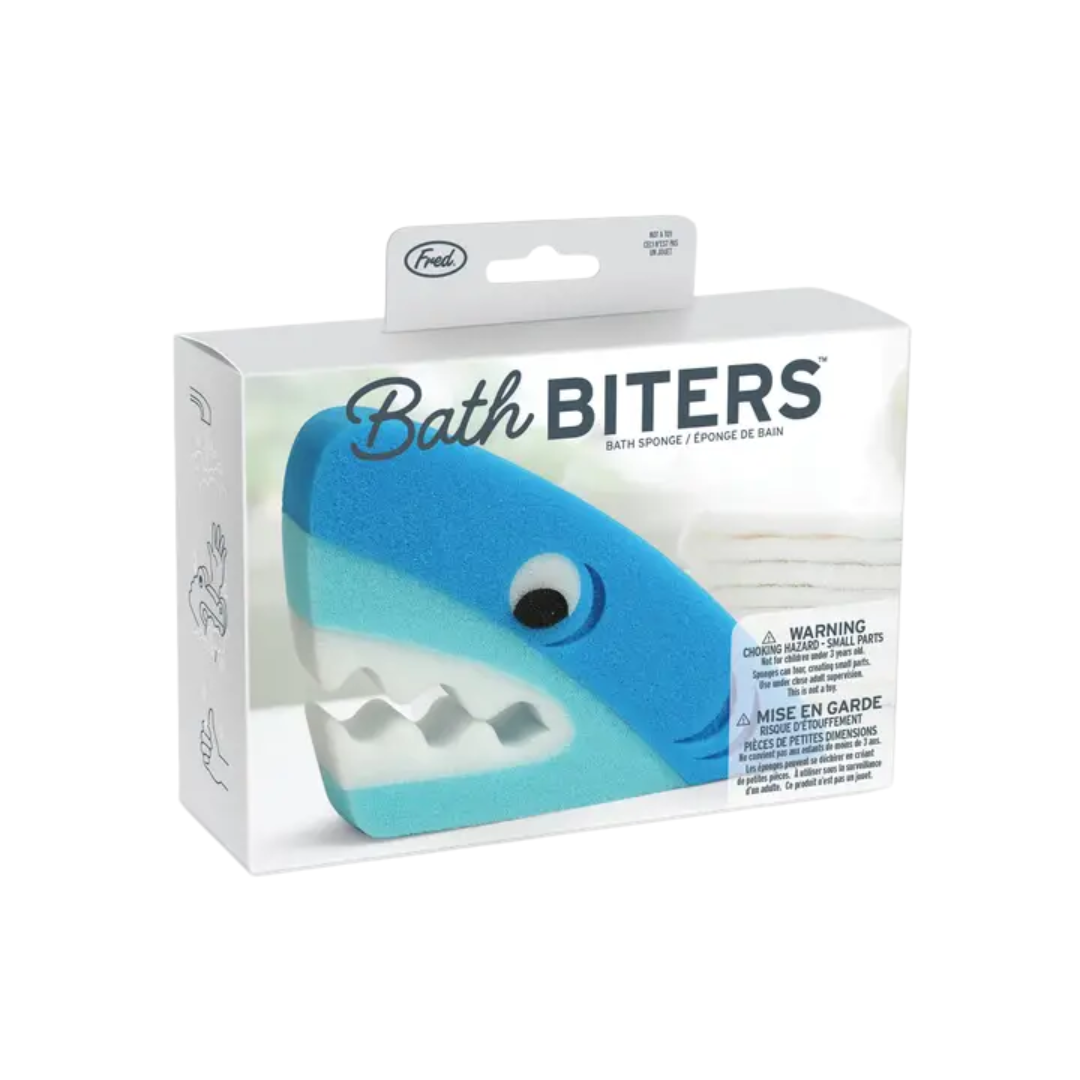 Bath Biters Bath Sponge - Shark by Fred + Friends – Pacifier Kids Boutique