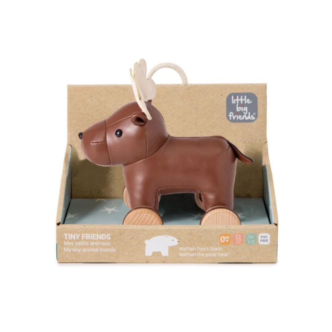 Pull Along Friends - Bruce the Moose by Little Big Friends – Pacifier ...