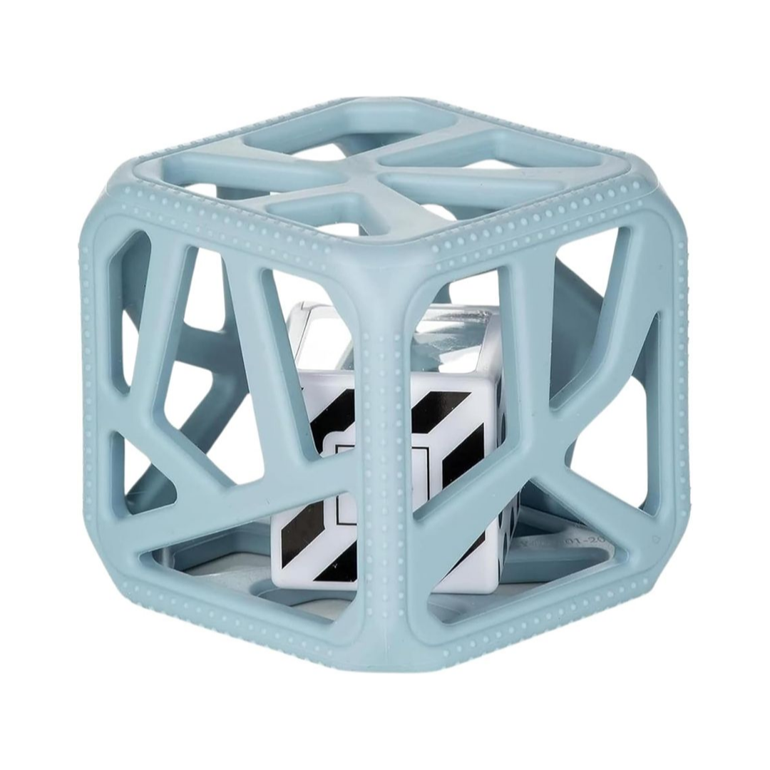 Chew Cube - Steel Blue by Malarkey Kids – Pacifier Kids Boutique