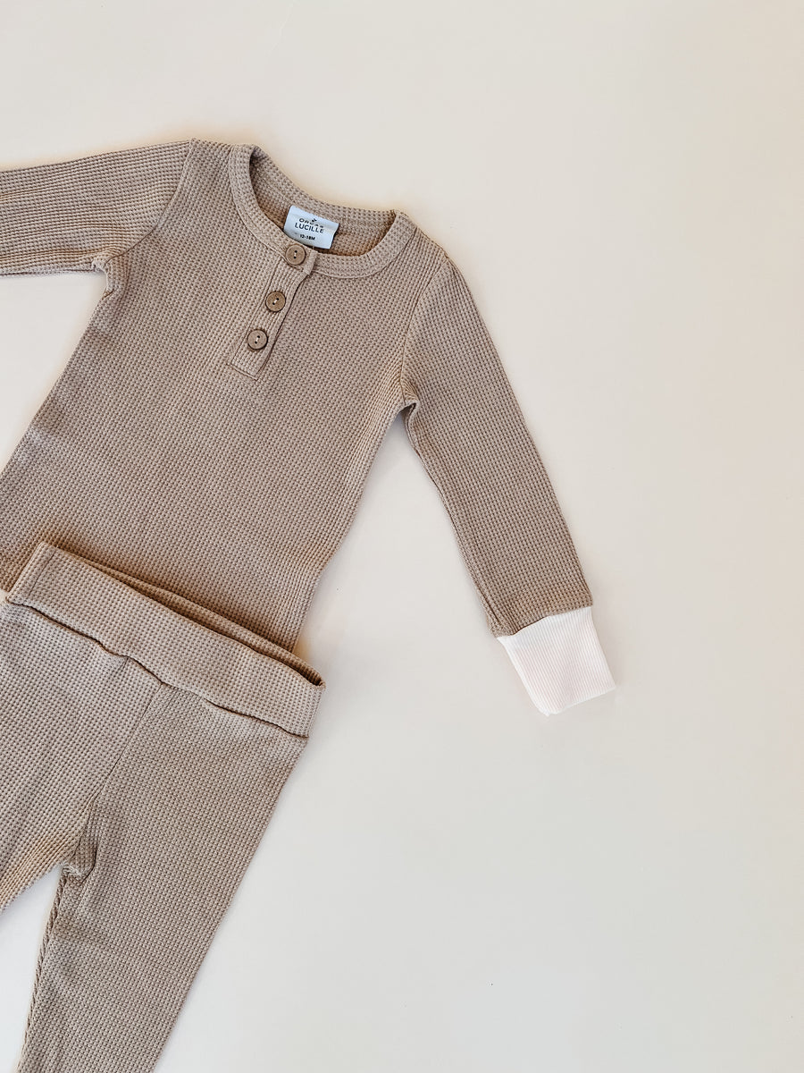 Waffle Set - Mushroom by Orcas Lucille – Pacifier Kids Boutique