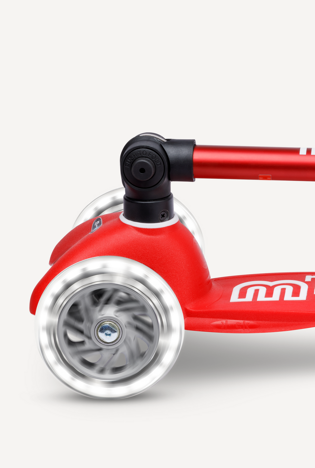 Micro Mini Foldable LED Scooter - Red by Micro Kickboard – Pacifier ...