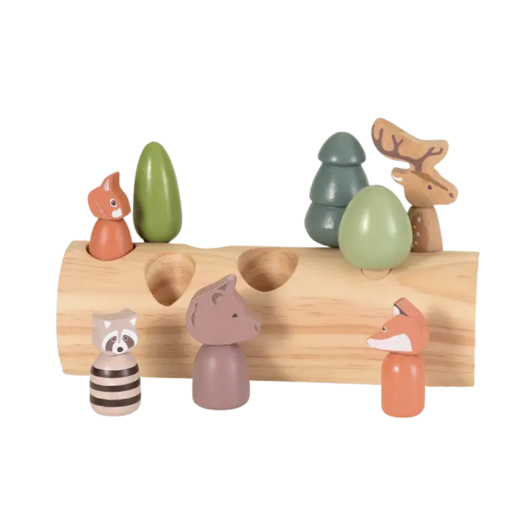 Forest Animals In a Log by Egmont – Pacifier Kids Boutique
