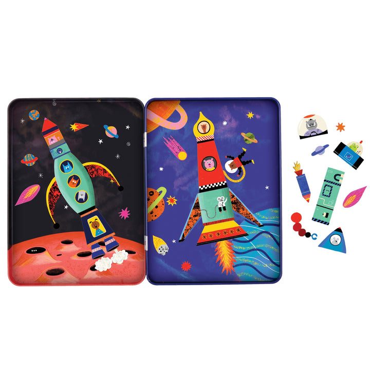Rocket Ships Magnetic Build-It by Mudpuppy – Pacifier Kids Boutique