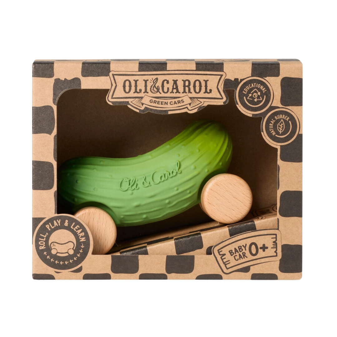 Pepino the Cucumber Baby Car by Oli & Carol – Pacifier Kids Boutique