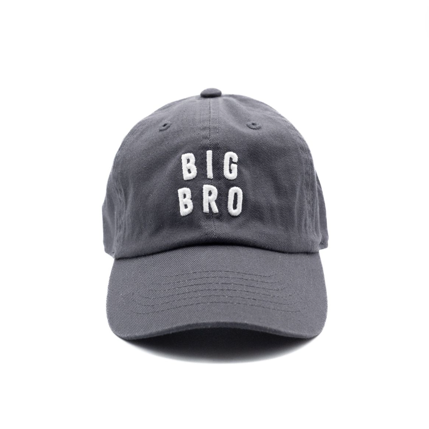 Big Bro Hat - Charcoal by Rey to Z – Pacifier Kids Boutique