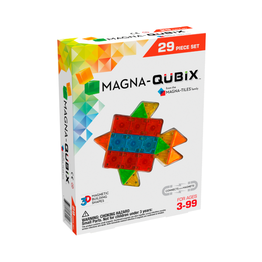 Magna-Qubix 29 Piece Set by Magna-Tiles – Pacifier Kids Boutique