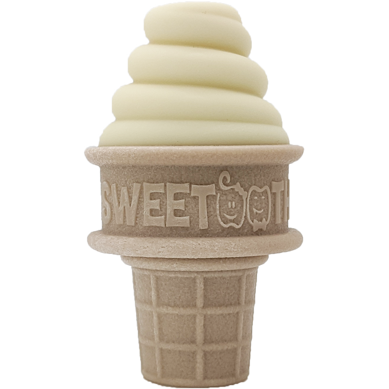 SweeTooth Scented Ice Cream Teether - Yummy Yellow – Pacifier Kids Boutique