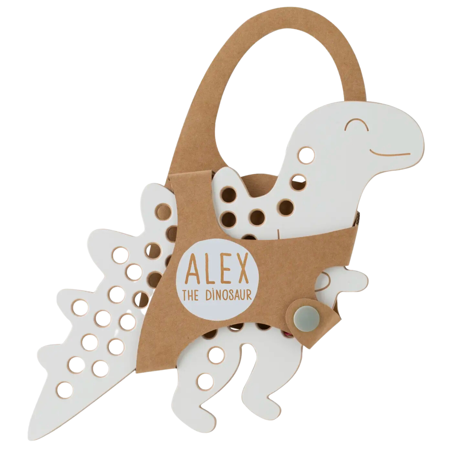 Alex The Dinosaur - Wooden Lacing Toy by Milin – Pacifier Kids Boutique