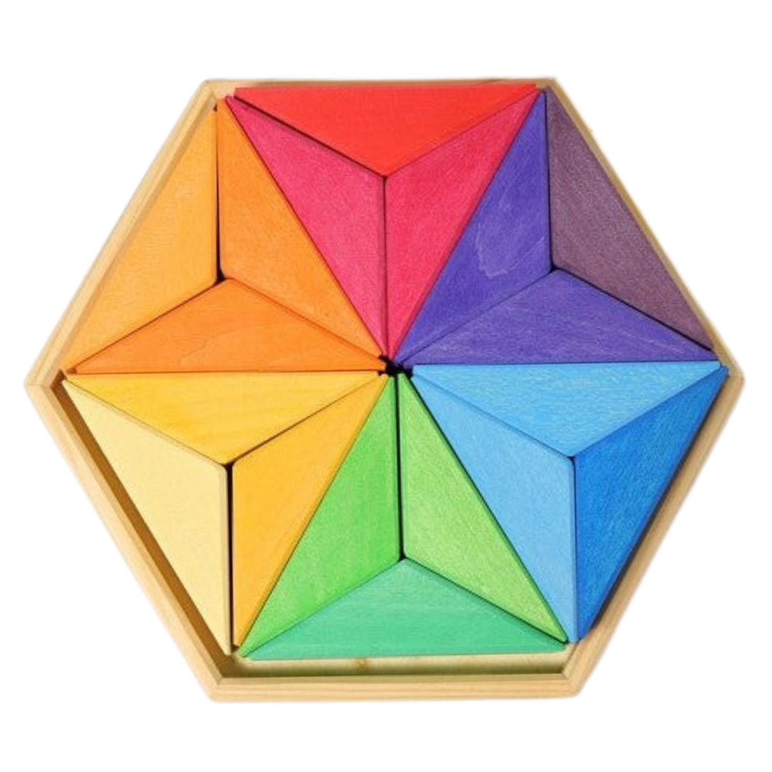 Large Complementary Color Star by Grimm's – Pacifier Kids Boutique