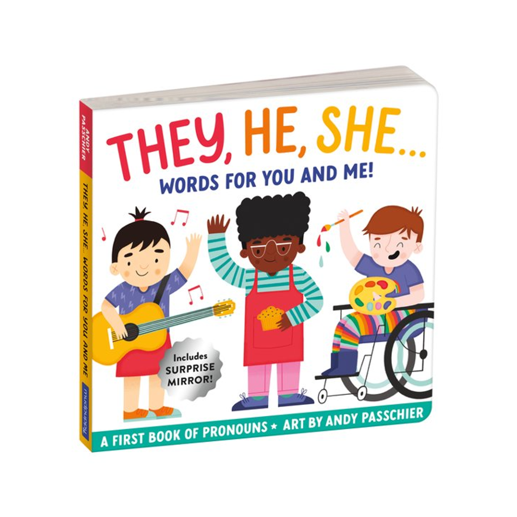 They, He, She: Words for You and Me - Board Book – Pacifier Kids Boutique