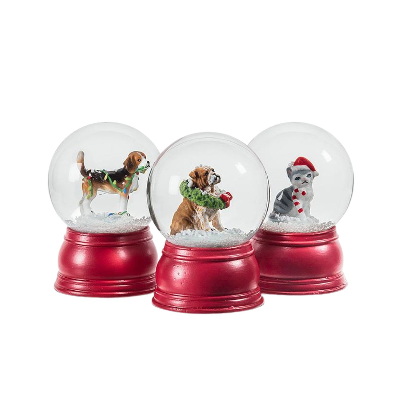 Small Holiday Pet Globe - 2.5"H - by Abbott – Pacifier Kids Boutique