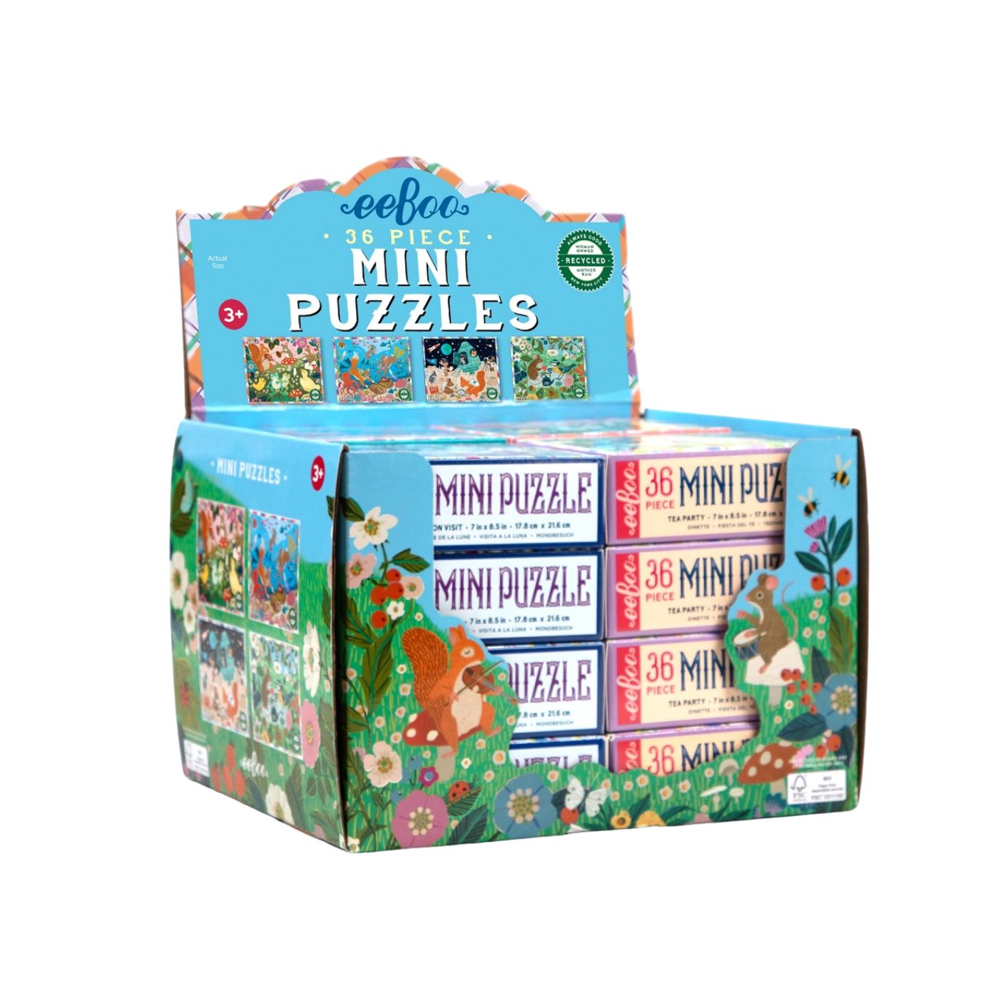 36 Piece Mini Puzzle - Victoria's Garden by Eeboo – Pacifier Kids Boutique