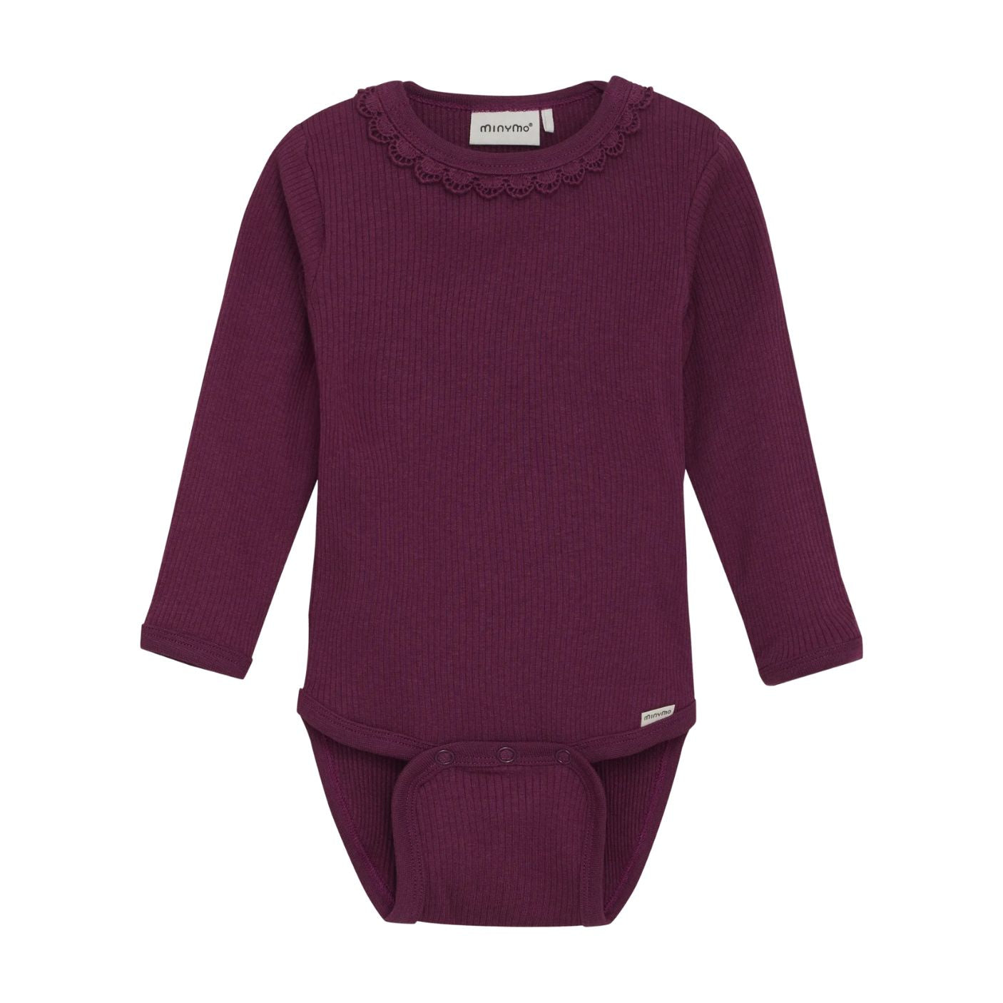 Ribbed Bodysuit - Raspberry Coulis by Minymo – Pacifier Kids Boutique