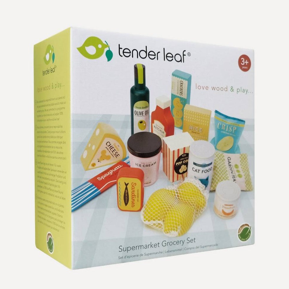 Supermarket Grocery Set by Tender Leaf Toys – Pacifier Kids Boutique