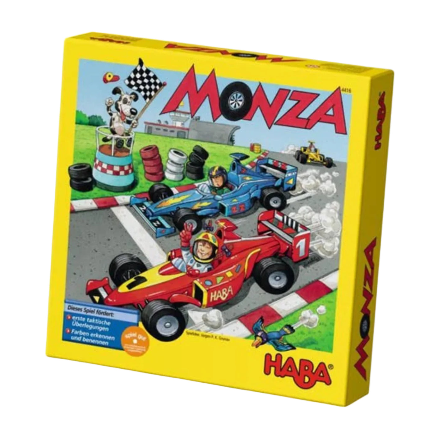 Monza Car Racing Board Game by Haba – Pacifier Kids Boutique