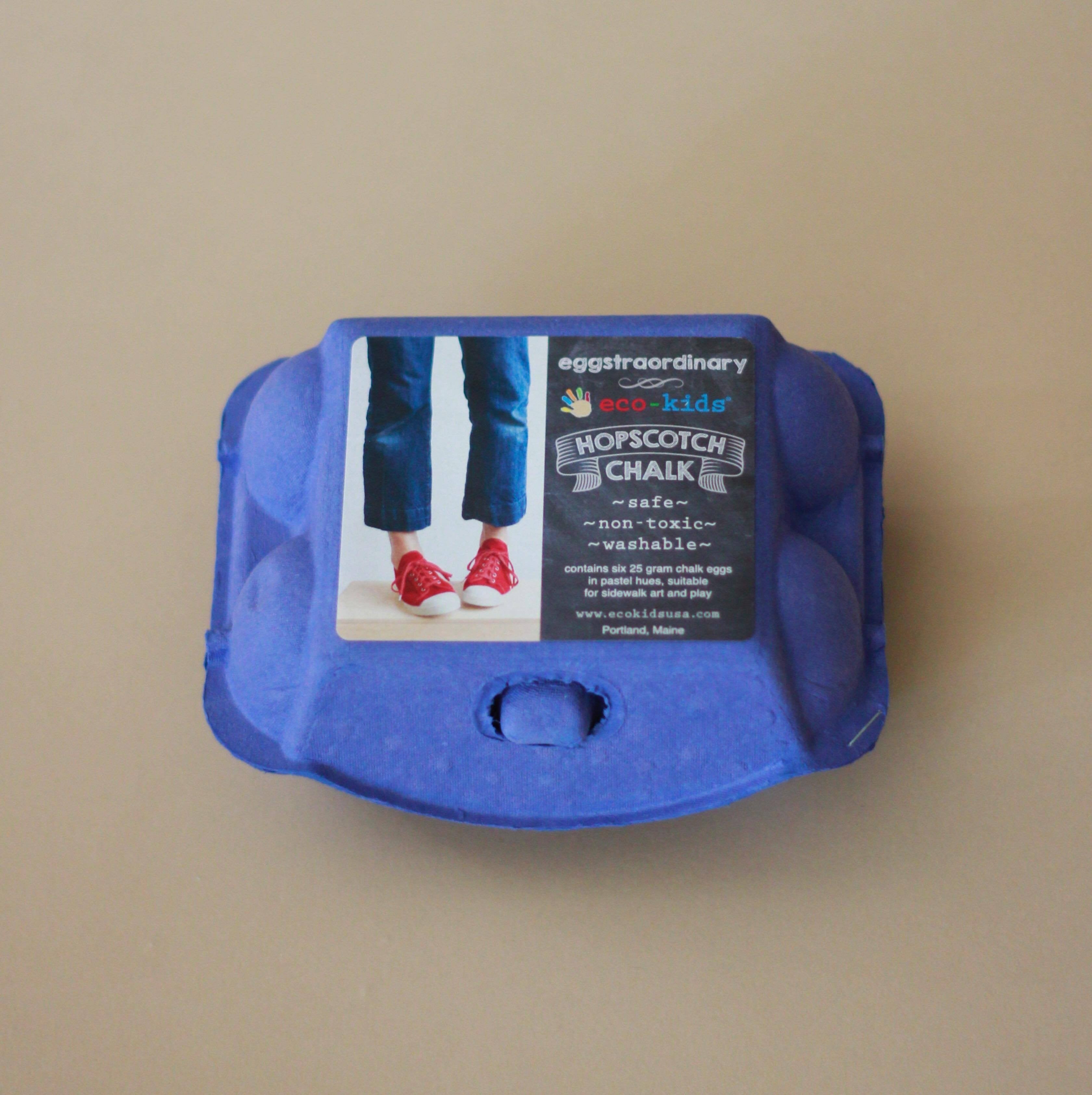 Hopscotch Chalk - Set of 6 by Eco-Kids – Pacifier Kids Boutique