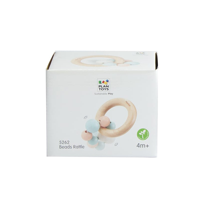 Beads Rattle by Plan Toys – Pacifier Kids Boutique