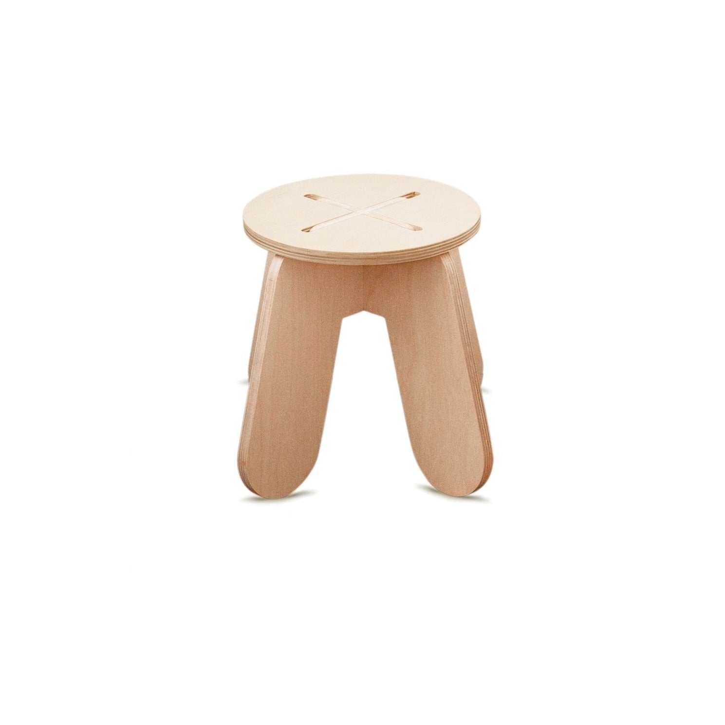 Wooden Kids Stool X - Natural by Babai – Pacifier Kids Boutique