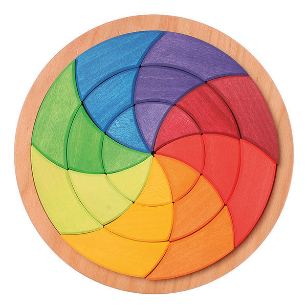 Large Color Circle Goethe Wooden Blocks by Grimm's – Pacifier Kids Boutique