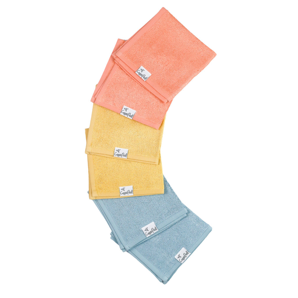 Ultra Soft 6 Pack Wash Cloths - Piper by Copper Pearl – Pacifier Kids ...
