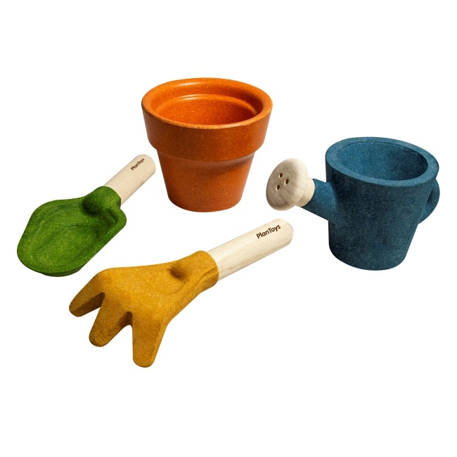 Gardening Set by Plan Toys – Pacifier Kids Boutique