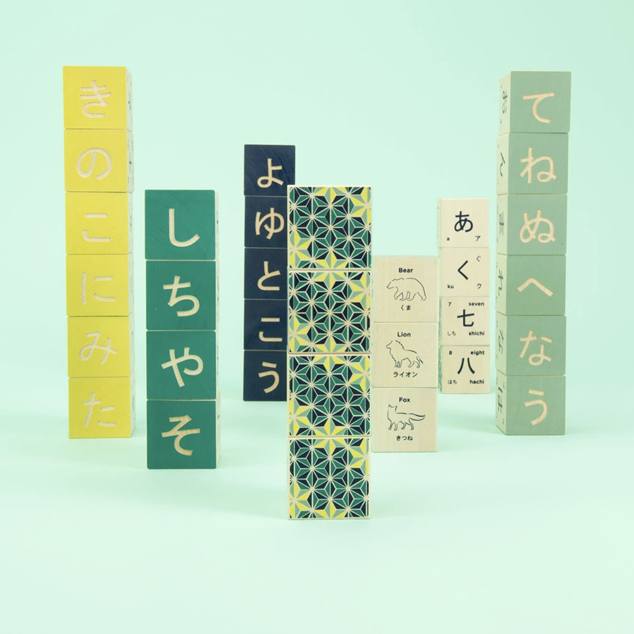 Japanese Wooden Blocks by Uncle Goose – Pacifier Kids Boutique