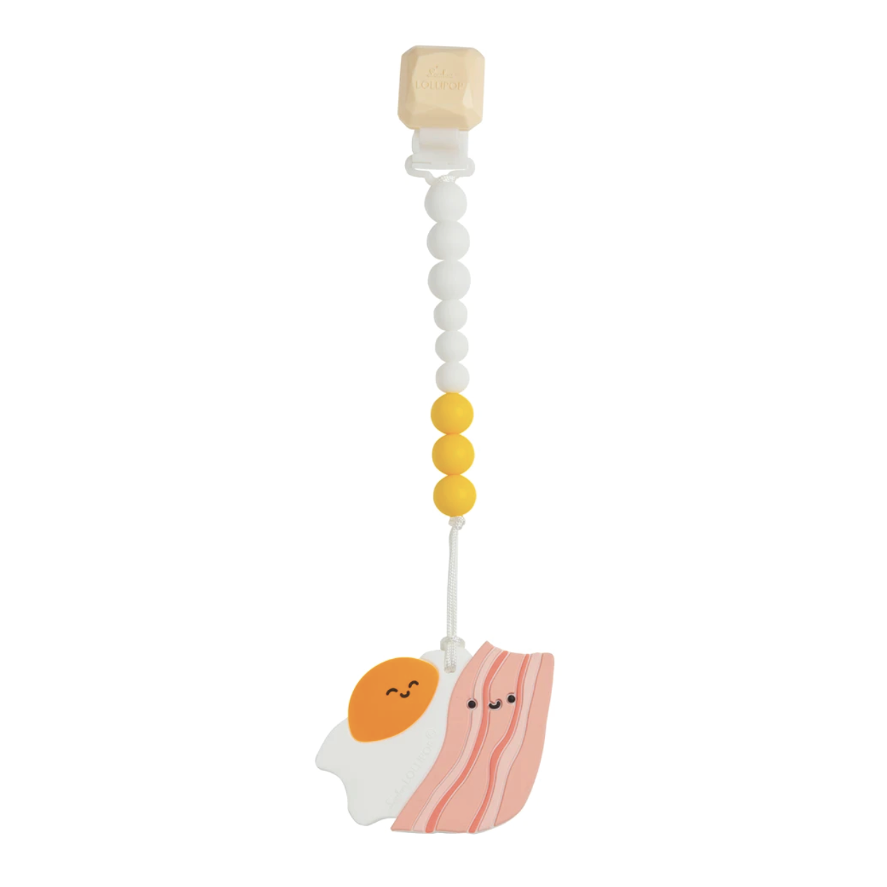 Bacon + Egg Teether Set by Loulou Lollipop – Pacifier Kids Boutique