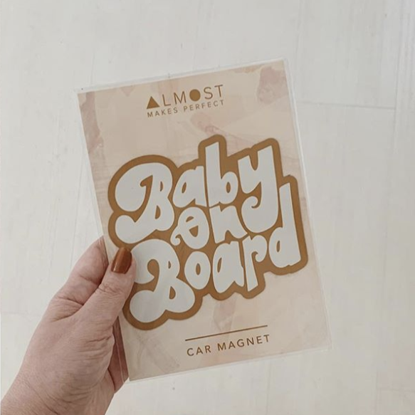 Baby on Board Car Magnet – Pacifier Kids Boutique