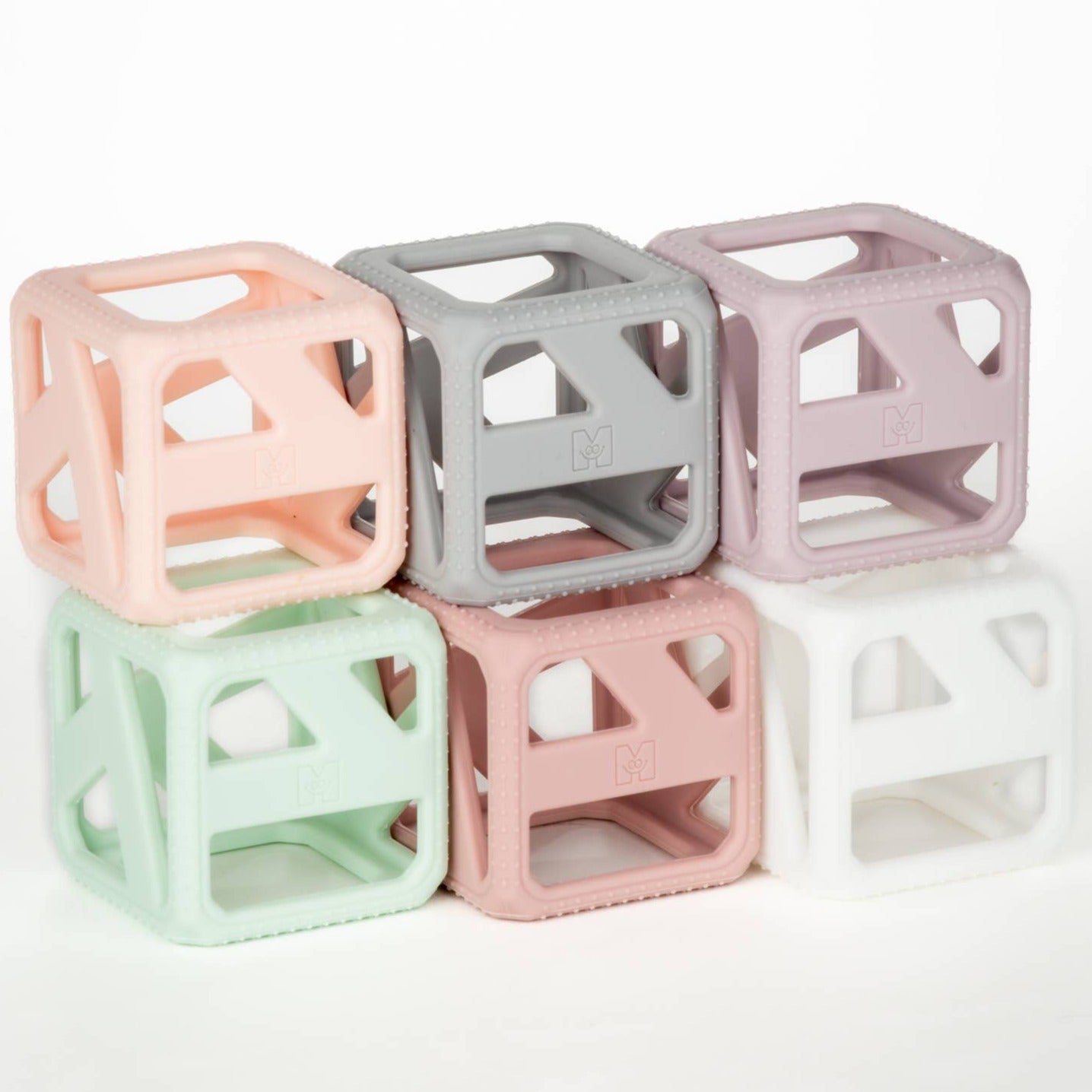 Stack N Chew Cubes - Pastel by Malarkey Kids – Pacifier Kids Boutique
