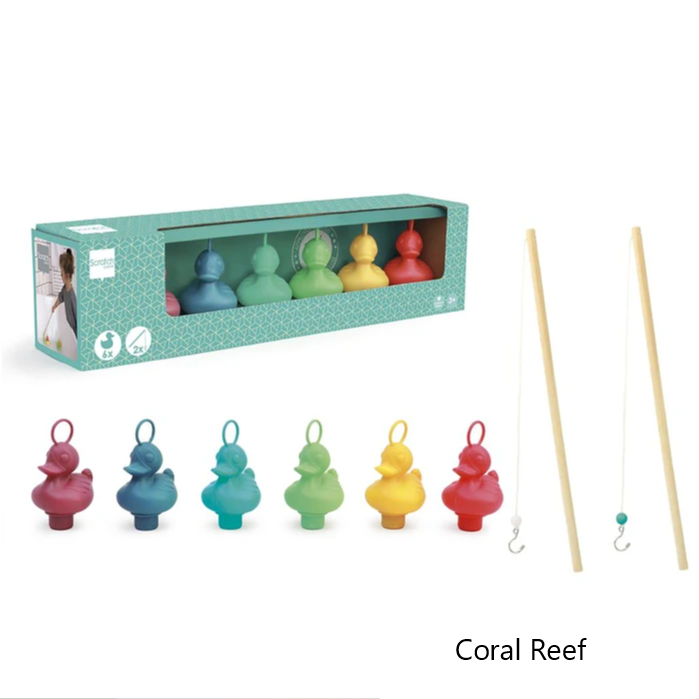 Fishing Ducks Set (6 Ducks + 2 Rods) by Scratch – Pacifier Kids Boutique